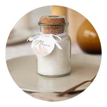 Étiquette avec ruban pour personnaliser tous vos cadeaux