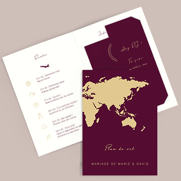 Programme mariage à personnaliser – Livraison rapide