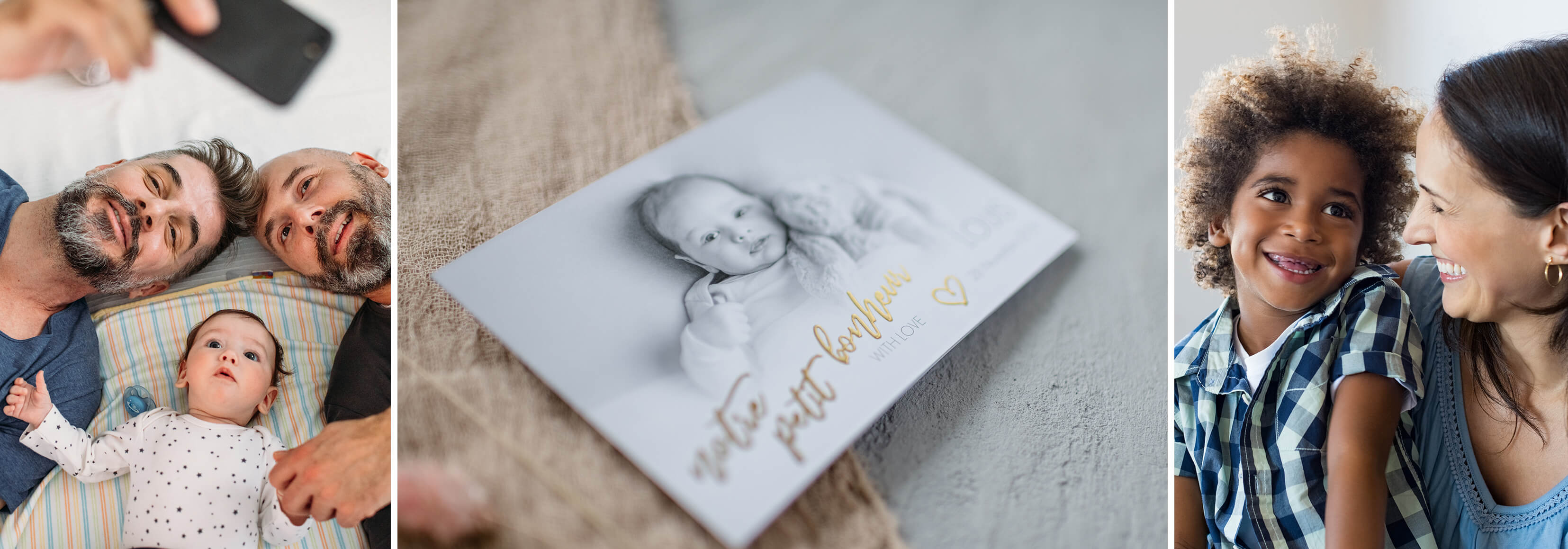 Des faire-part adoption haut de gamme à personnaliser