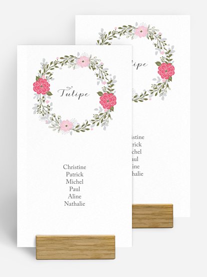 Noms de table mariage - originaux et personnalisables