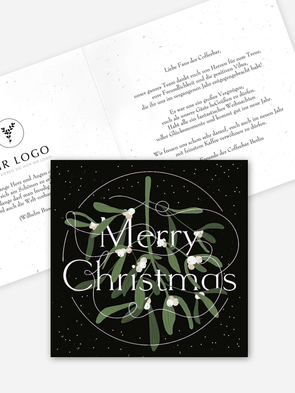 Weihnachtskarten "Chic Lines"