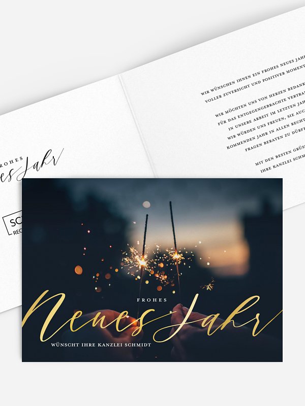 Weihnachtskarten "Lovely Calligraphy"