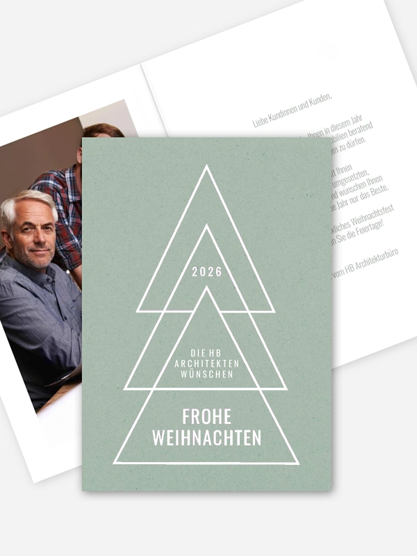 Weihnachtskarten "Fine Lines"