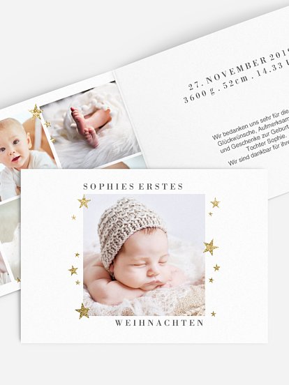 Geburtskarte "Wunderkugel"