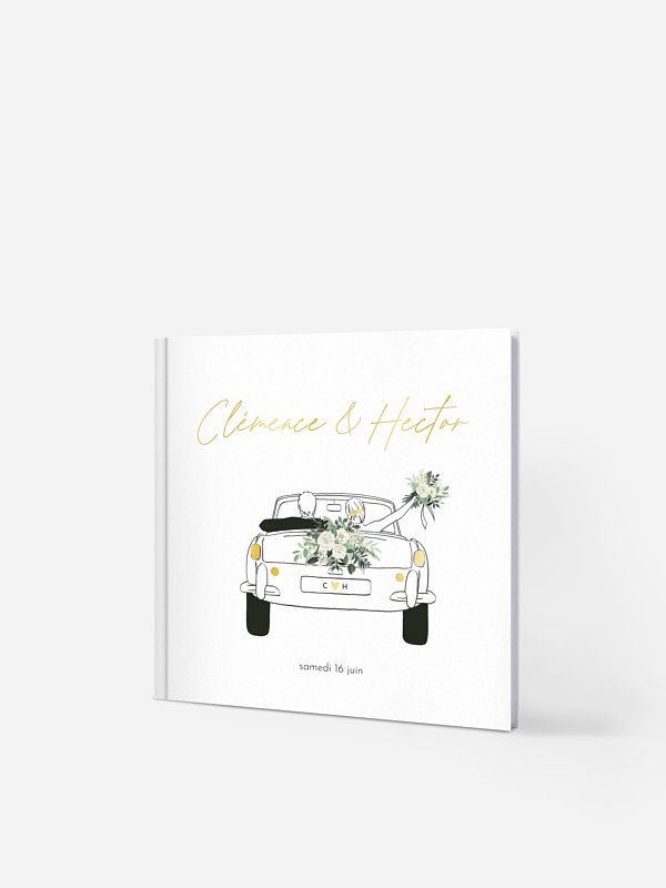 Livre d'or mariage "Escapade Greenery"