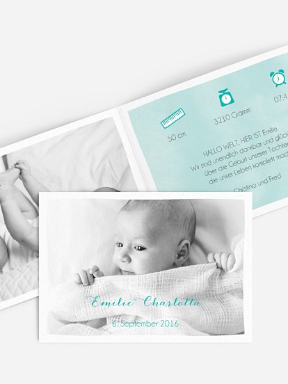 Aufkleber Geburt "A Star is born"