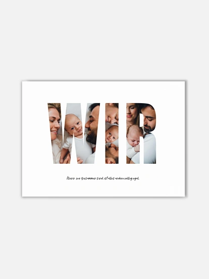 Poster "Das sind wir"