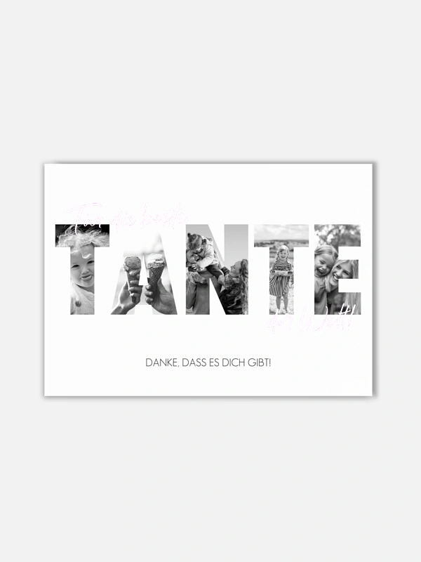 Poster "Bilder für meine Tante"