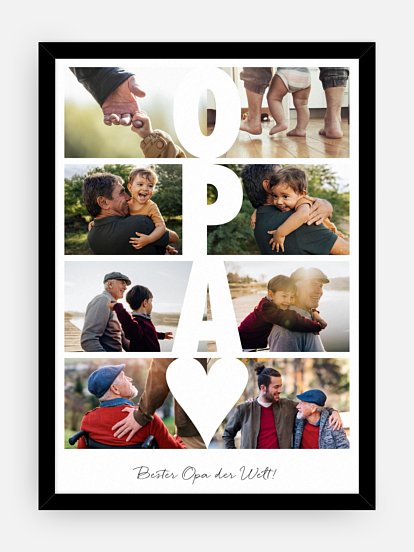 Poster Vatertag "Ich hab Dich lieb"