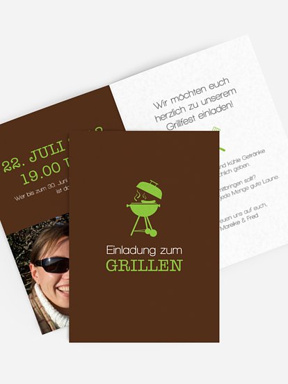 Partyeinladung "Grillfest"