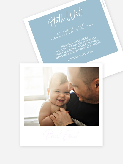 Geburtskarte "Sparkling Wonder"