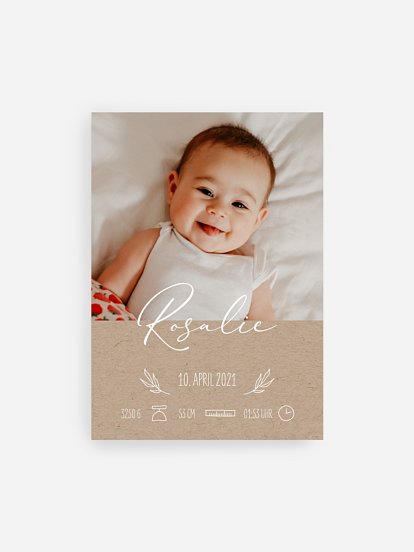 Poster Geburt "Poster Geburt F315"