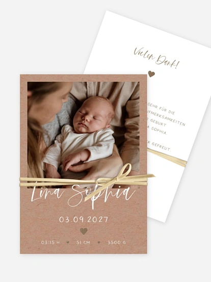 Geburtskarte "Tiny Love"