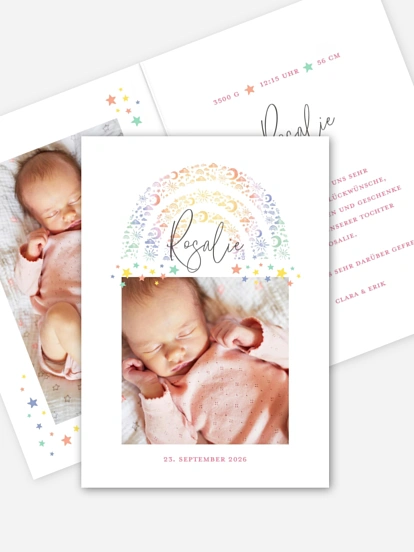 Geburtskarte "Wunderkugel"