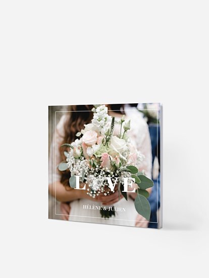 Album photo mariage haut de gamme et personnalisable selon vos envies