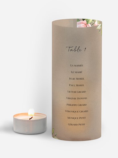 Noms de table mariage - originaux et personnalisables