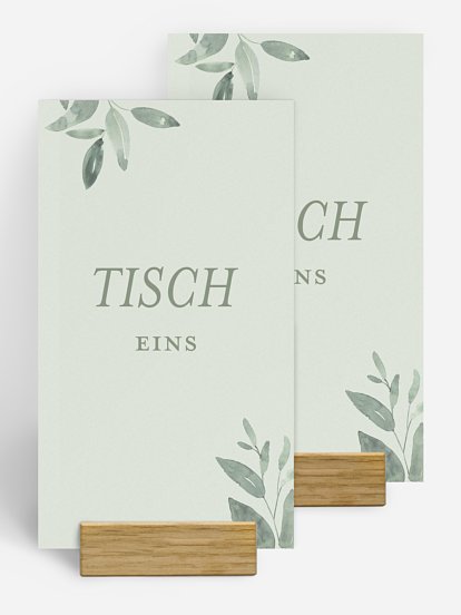 Dankeskarte Hochzeit "Lovely Sage"