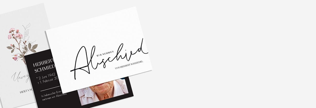 Trauerkarten stilvoll & persönlich gestalten | KARTENMACHEREI