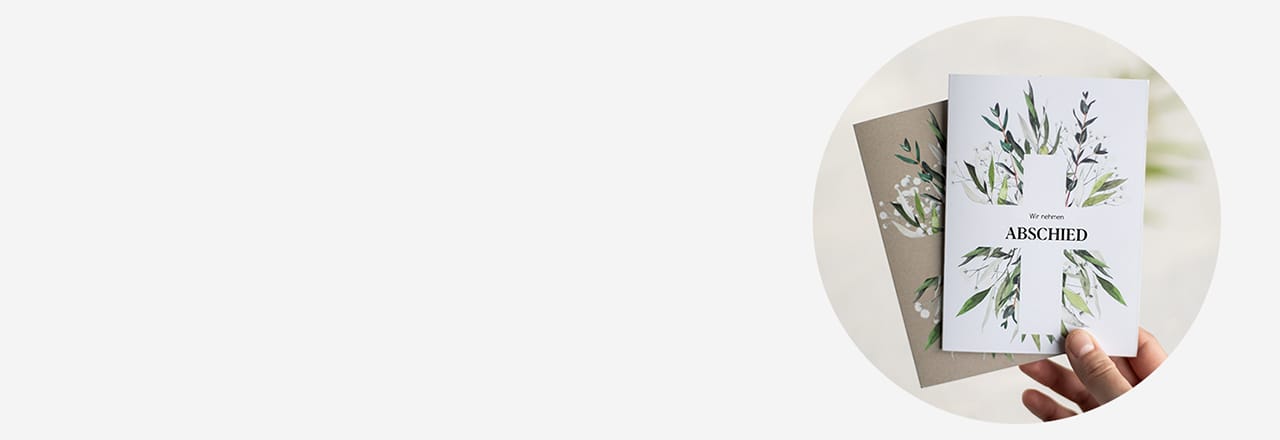 Trauerkarten stilvoll & persönlich gestalten | KARTENMACHEREI