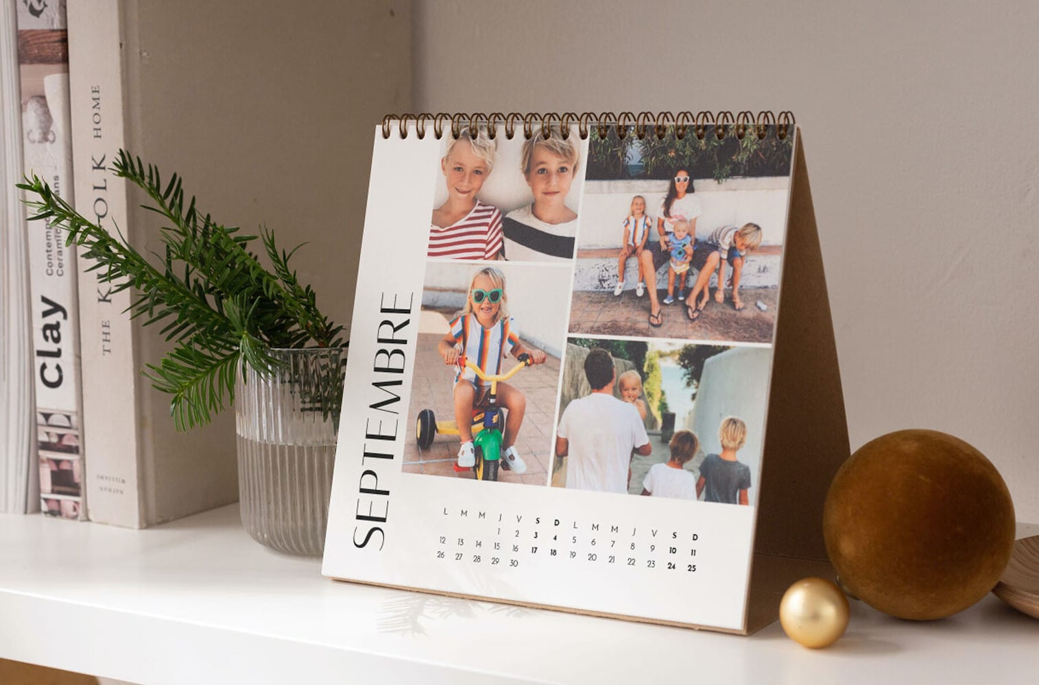 Calendrier chevalet personnalisé avec photo – Rosemood