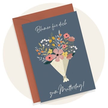 Muttertagskarte: Karte zum Muttertag selbst gestalten