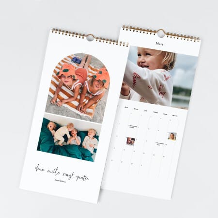 Calendrier grand format personnalisé avec photo – Rosemood