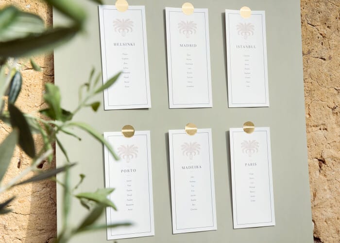 DIY Sitzplan-Ideen Hochzeit | Atelier Rosemood